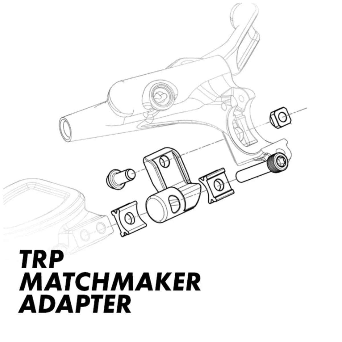 TRP Shifter Adaptor - HD 3.7 - I-Spec EV RH MMX | Biketart